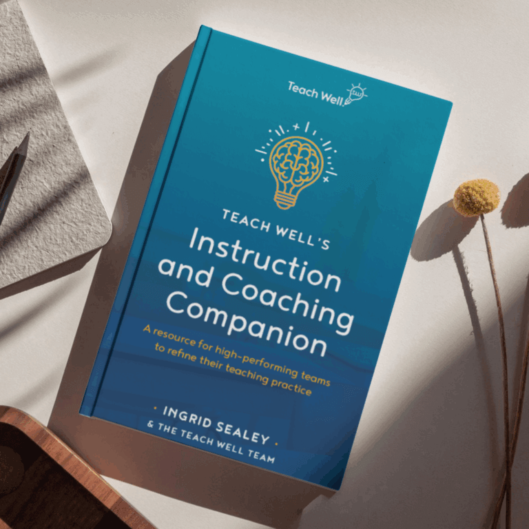 Teach Well's Instruction & Coaching Companion - Book - Teach Well